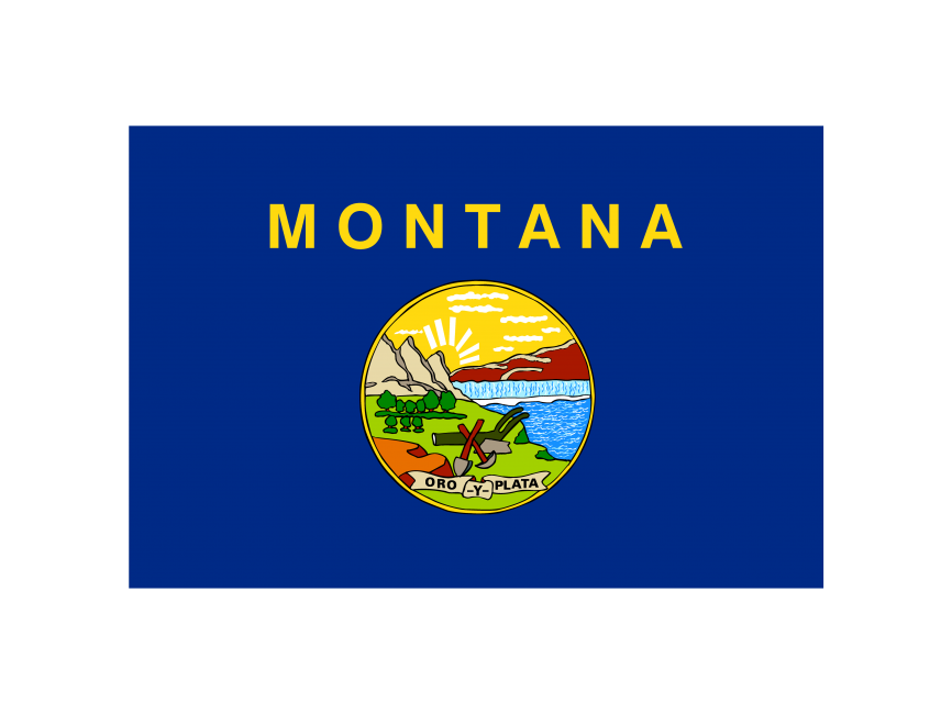 Flag of Montana Logo Vector Download | Logowik